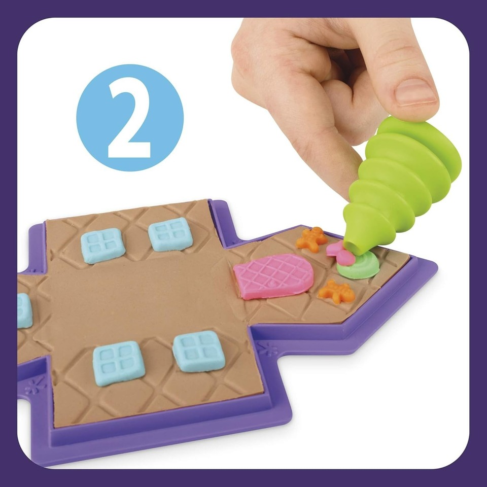 Play-Doh Builder Gingerbread House Toy Building Kit for Kids ...