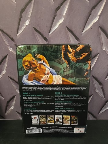 Roger Corman MONSTERS DVD 2-Disc Set in Tin Case (6) CREATURE FEATURES ...