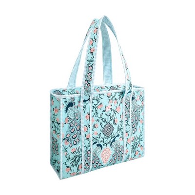 Floral Print Craft Storage Bag Portable Yarn Storage Bag Travel ...