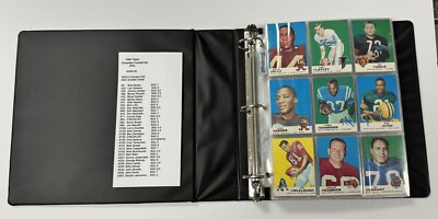 1969 Topps Football Complete Set 263 w/32 SGC Graded Cards Remaining in ...