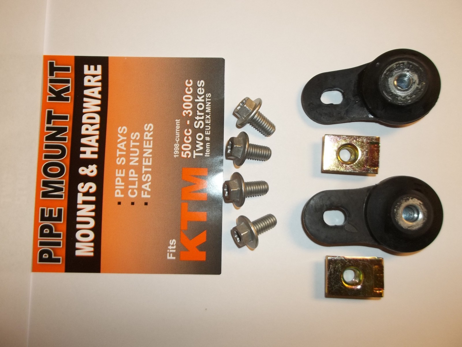 New Exhaust Brackets + Hardware KTM 50 60 65 85 125 144 150 250 300 SX ...