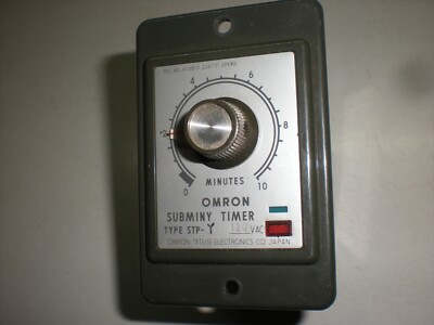 Omron STP-Y Motor Driven Timer - Octal Base | eBay
