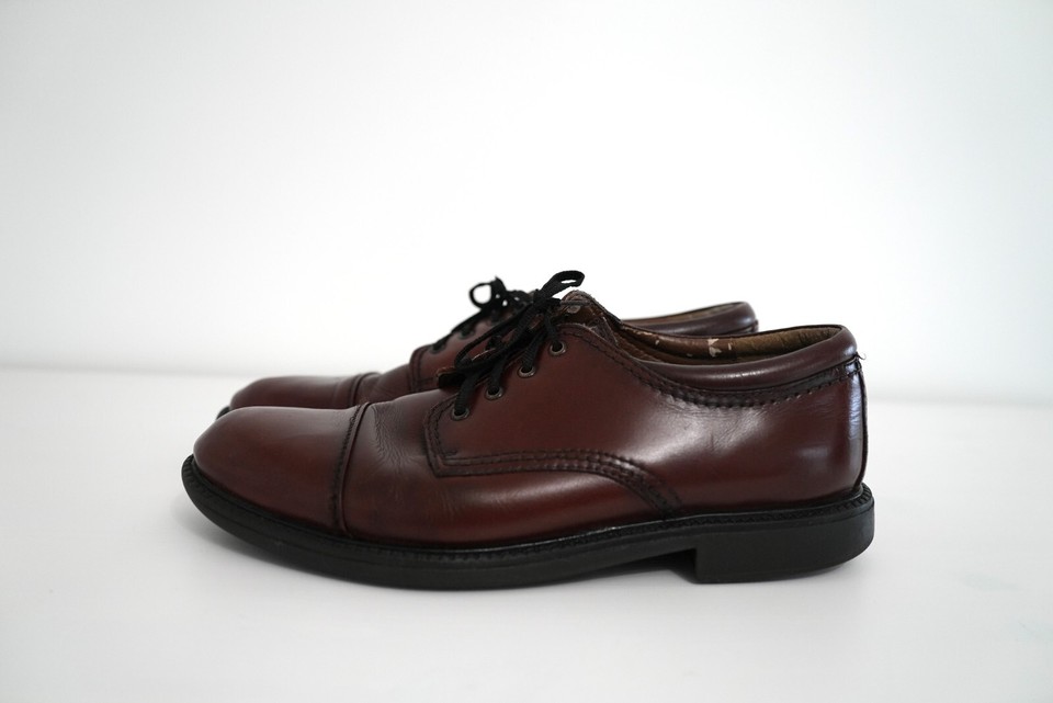 Dockers Lace Up Oxford Dress Shoes Brown Cordovan Old Money Style ...
