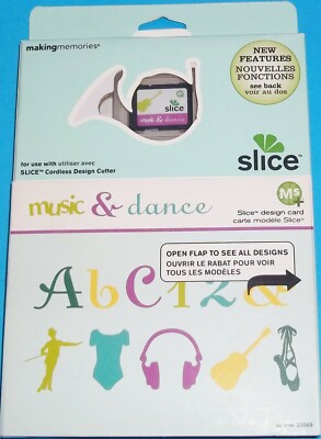 BRAND NEW SLICE DESIGN CARD MAKING MEMORIES MUSIC & DANCE | eBay