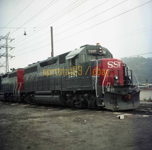 SSW Cotton Belt EMD GP40M Locomotive #7287 - Original Color Railroad ...