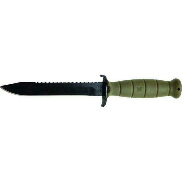 GLOCK Field Fixed Blade Survival Knife with Saw & Sheath - Battle Field ...