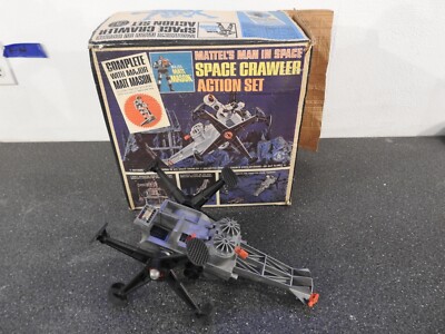 Vintage Mattel Major Matt Mason Space Crawler with Box, partially works ...