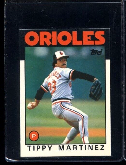 1986 TOPPS TIFFANY #82 TIPPY MARTINEZ BALTIMORE ORIOLES | eBay