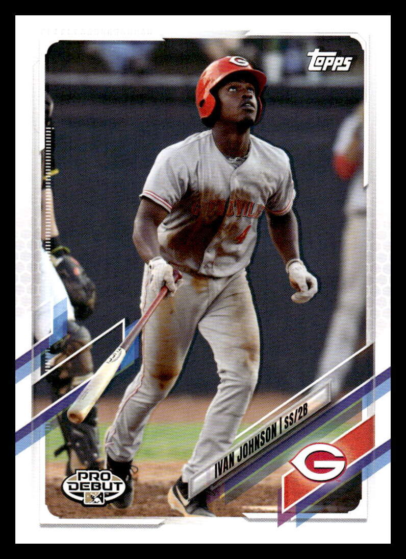 2021 Topps Pro Debut #PD-102 Ivan Johnson Greeneville Reds | eBay