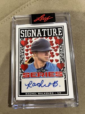 2022 Leaf National Rachel Balkovec Auto Autograph 1/1 Signature Series ...