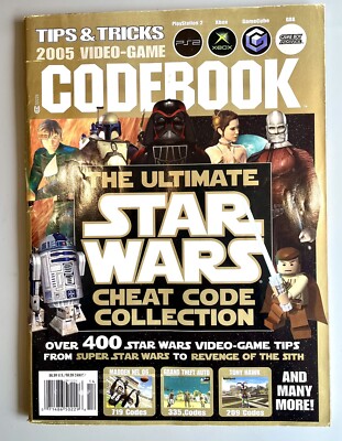 TIPS AND TRICKS 2005 Video Game Codebook Magazine Ultimate STAR WARS ...