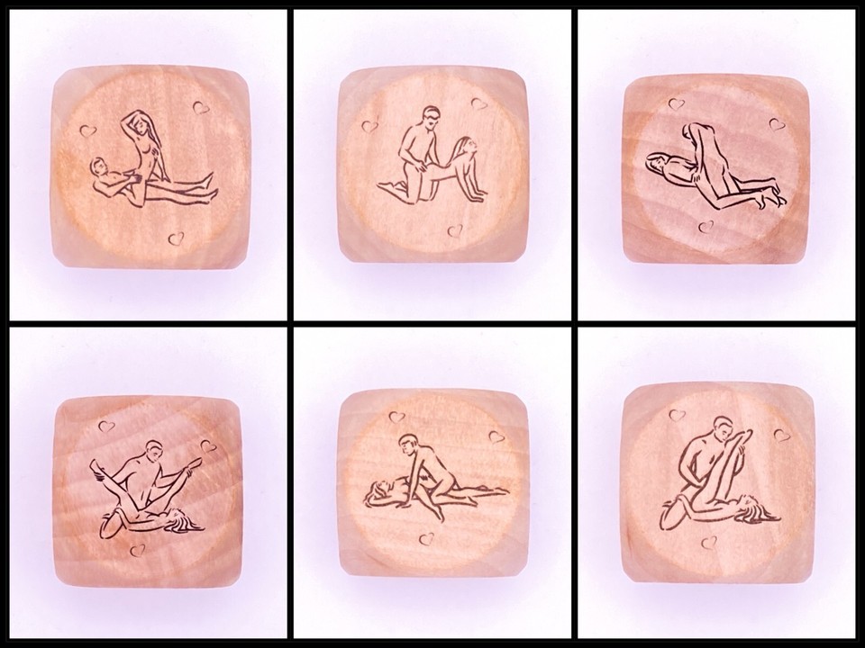 Sex Dice Bundle Positions Kama Sutra Couples Gift Date Night Valentine ...