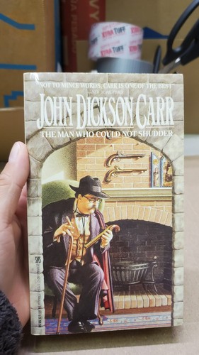 The Man Who Could Not Shudder By John Dickson Carr Zebra Mystery 1986 | eBay