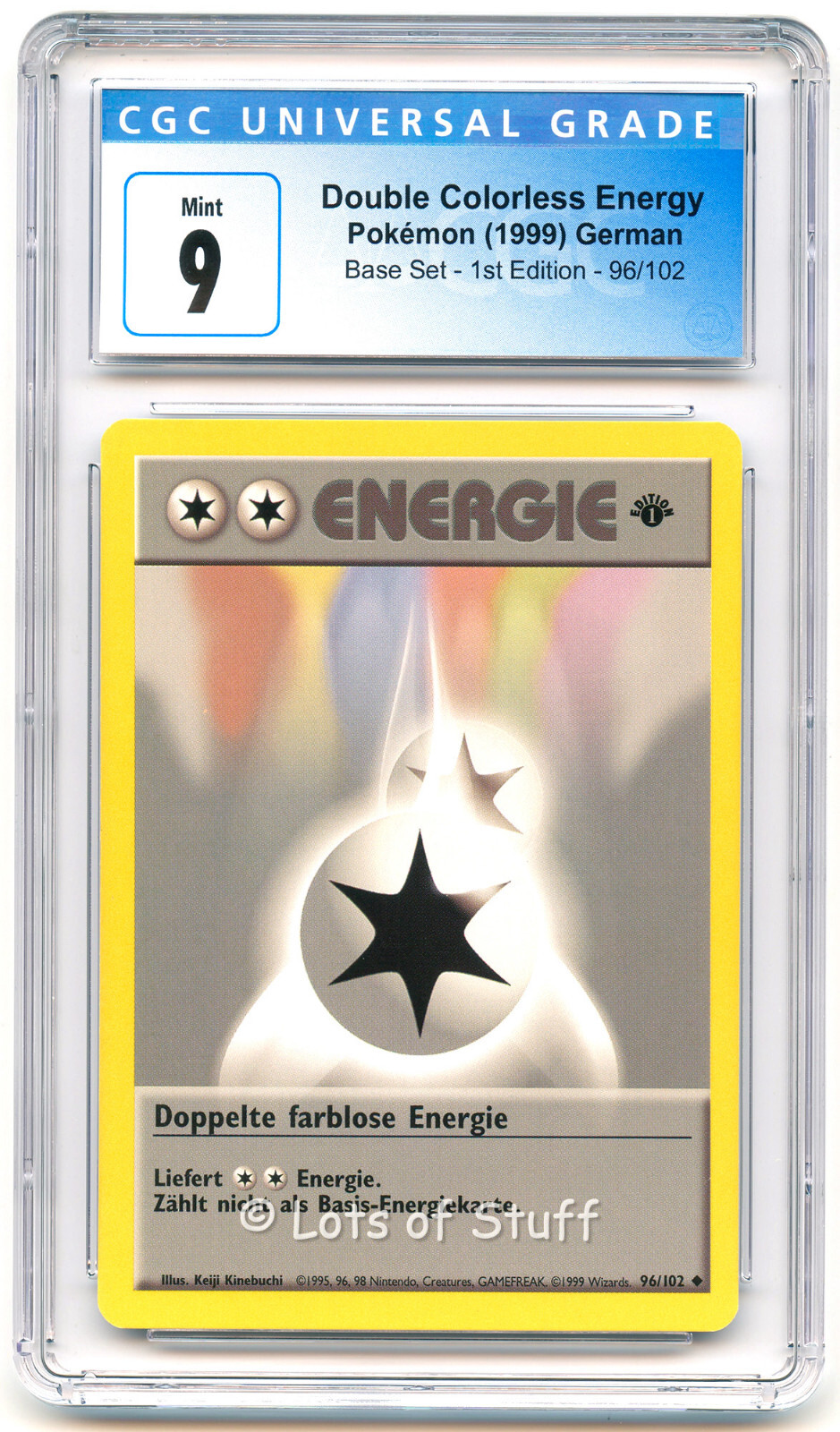 Pokémon TCG Double Colorless Energy Base Set 96/102 Regular 1st Edition ...
