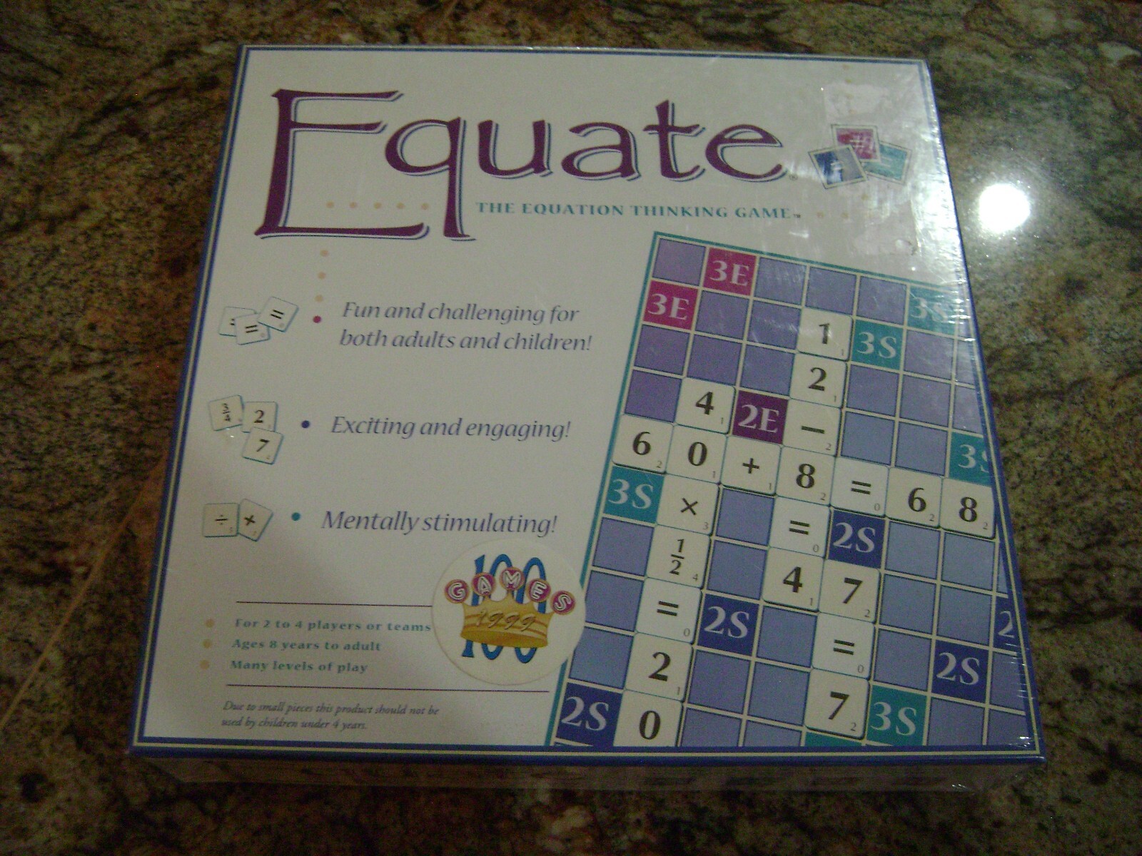 Equate The Equation Thinking Math Board Game Educational Fun - NEW | eBay
