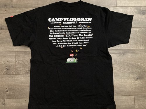 Camp Flog Gnaw 2023 Festival T-shirt Tyler SZA official Licensed Los ...