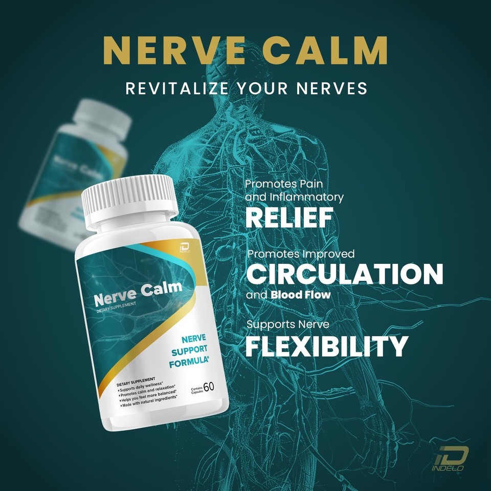 (5 Pack) Nerve Calm Capsules – NerveCalm All Natural Glycogen Support ...