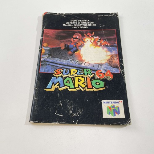 Nintendo 64 Manual Super Mario 64 EUR Good Condition | eBay