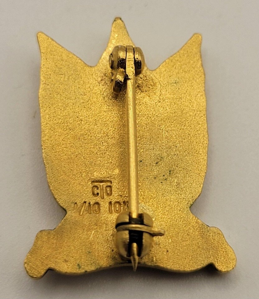 Vintage RJ Reynolds Tobacco 20 Year Service Pin 1/10 10K Gold | eBay
