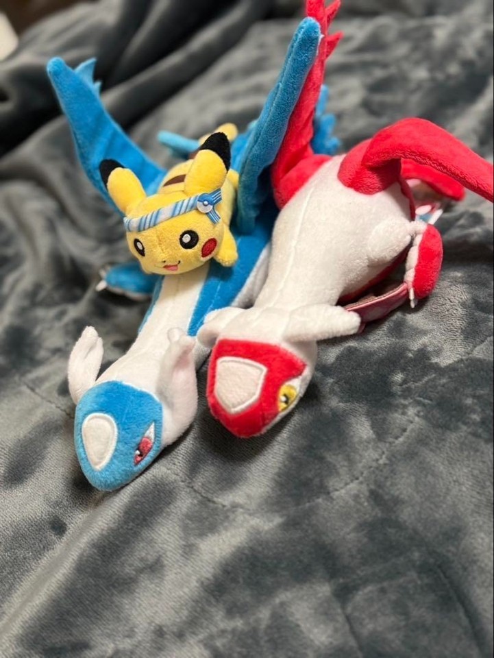 Pokemon Pikachu&Latias&Latios Plush doll Pokemon Center FUKUOKA | eBay