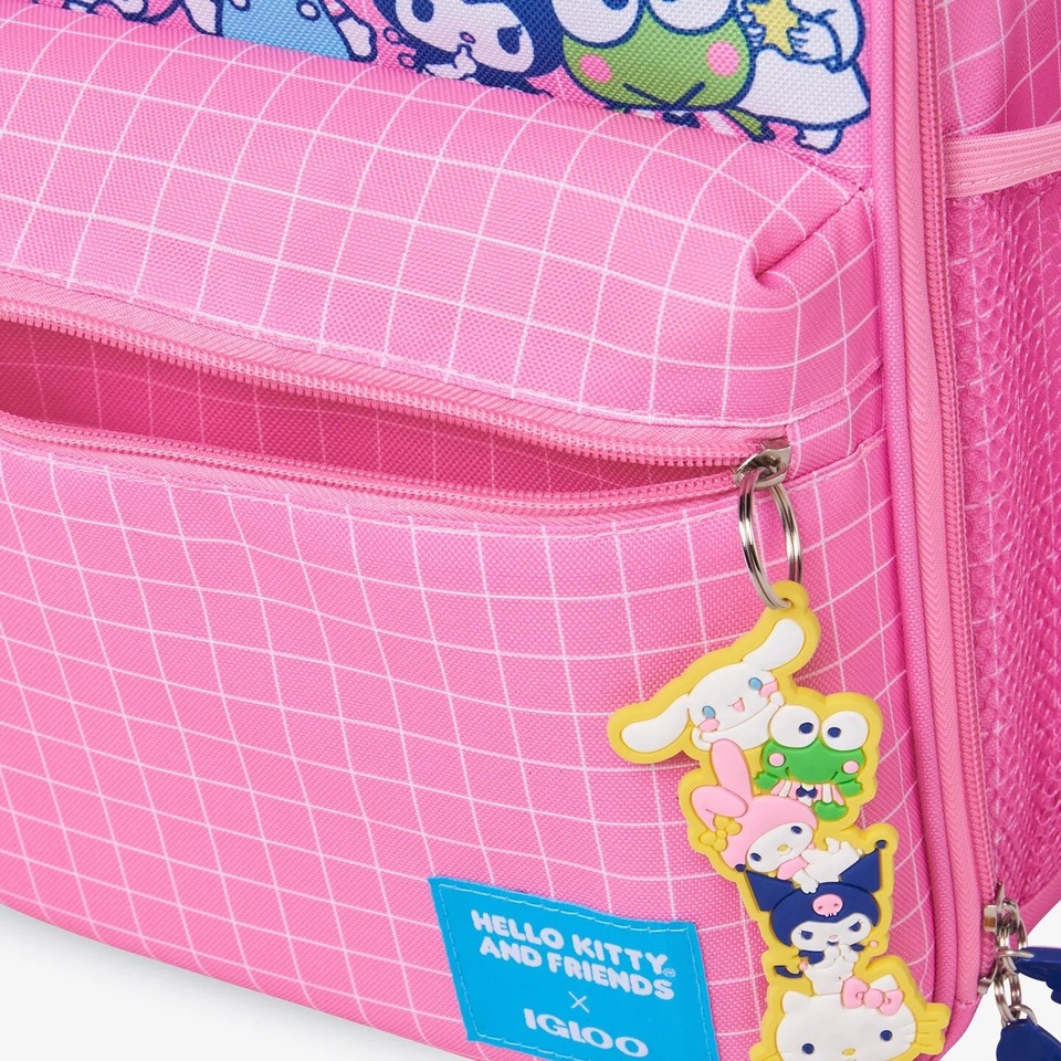 Igloo Pink Rainbow Hello Kitty and Friends Backpack Cooler Trinket ...