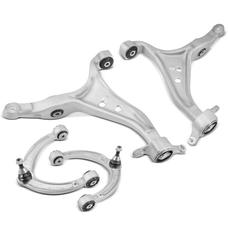 4x Front Lower & Upper Control Arm for Mercedes-Benz X166 GL350 GL450 ...