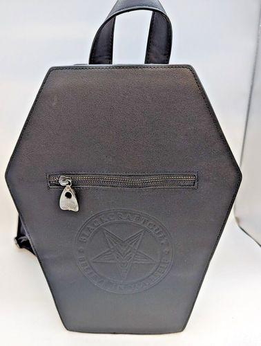 Blackcraft Cult Coffin Backpack Faux Leather Bag Goth Hot Topic ...