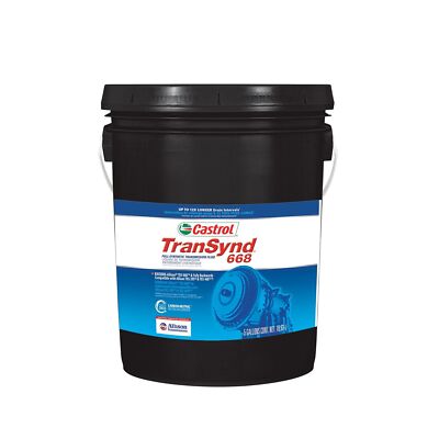 Castrol TranSynd 668 Full-Synthetic Automatic Transmission Fluid, 5 ...