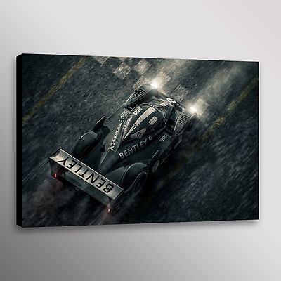 2003 Bentley Speed 8 LMP Racecar Car Automotive Photo Wall Art Canvas ...