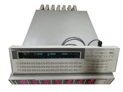 HP 66000A Power Supply DC with 66102Ax3, 66105Ax3, controller | eBay