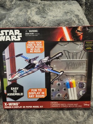 STAR WARS X-WING 3D PAPER MODEL KIT Nib | eBay