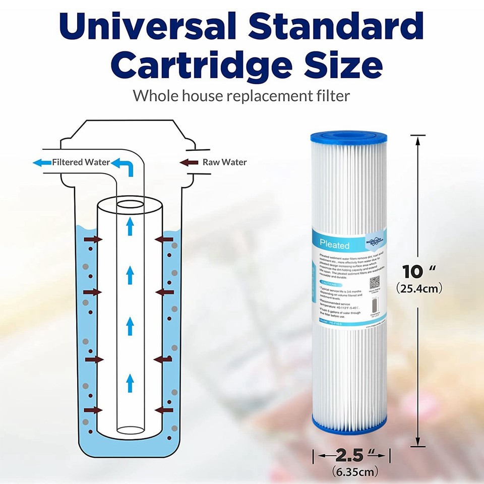 400 GPD RO Membrane Maple Syrup Reverse Osmosis Washable Pleated Filter ...