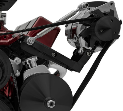 Small Block Chevy Ultra Outward Mount Alternator Bracket SBC 283 327 ...