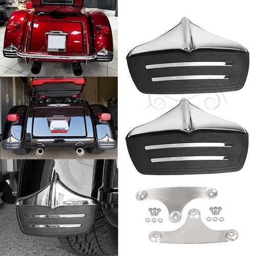 Pair Rear Mud Flaps Fender Guard For Harley Trike Tri Glide FLHTCUTG ...