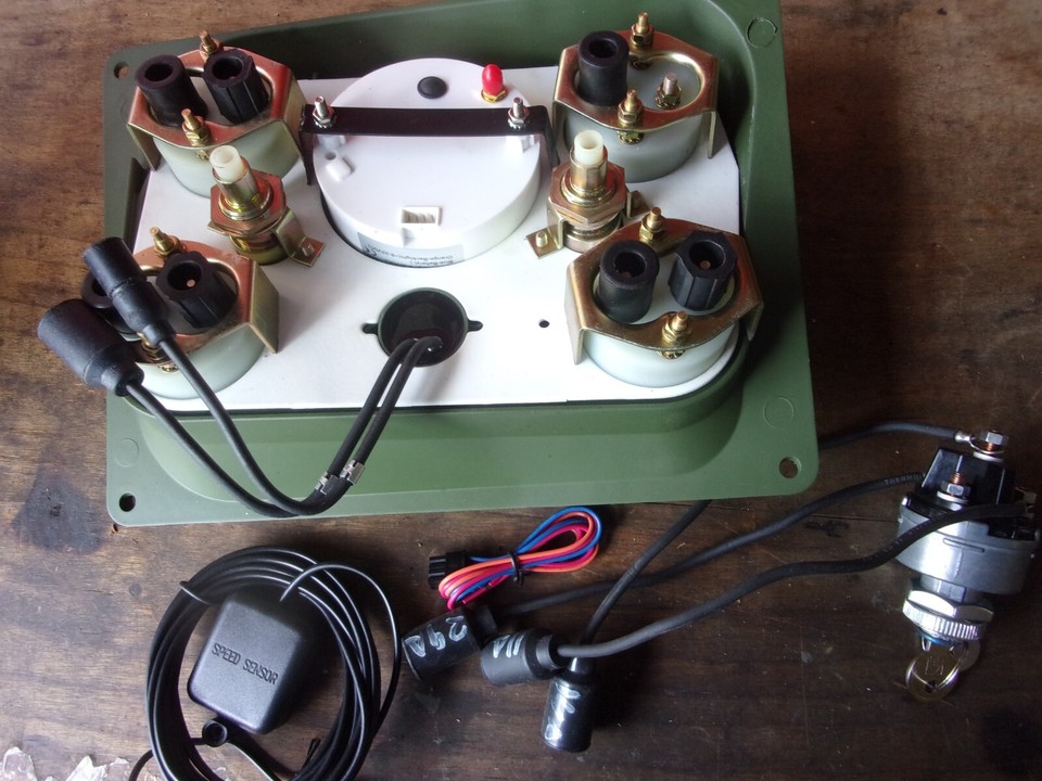 HUMVEE 24V INSTRUMENT PANEL GAUGE CLUSTER WITH ALL NEW GAUGES | eBay