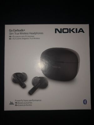Nokia Go Earbuds Slim True Wireless Headphones TWS 201 Black New | eBay