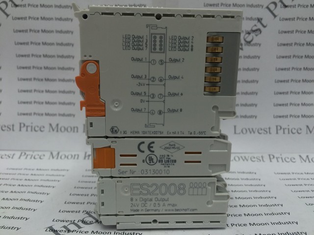 Beckhoff ES2008 EtherCAT Terminal 8-channel Digital Output for sale ...