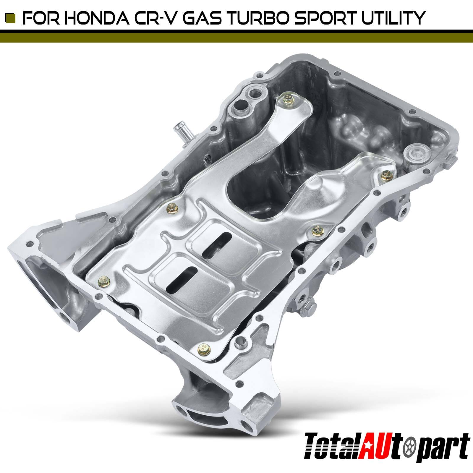 Engine Oil Pan w/ 15 Hole Aluminum for Honda CR-V 1.5L Turbo 2018 11200 ...