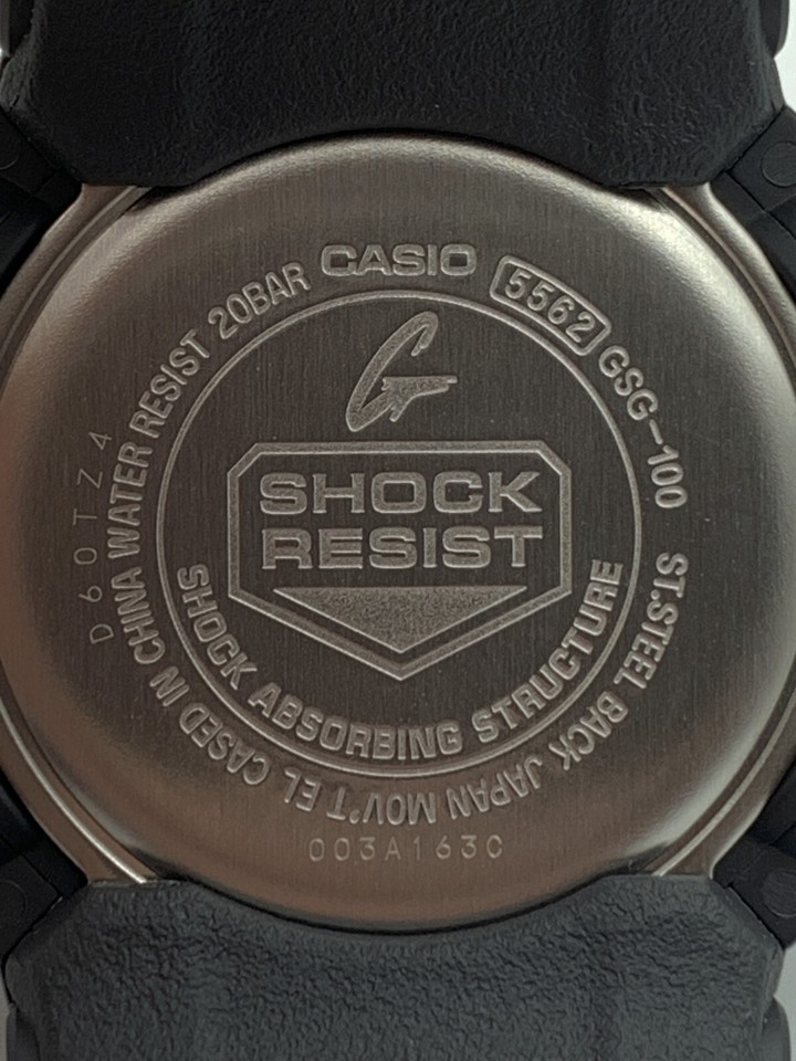 Casio G-Shock Mudmaster World Time Chronograph Quartz Watch GSG-100-1A ...