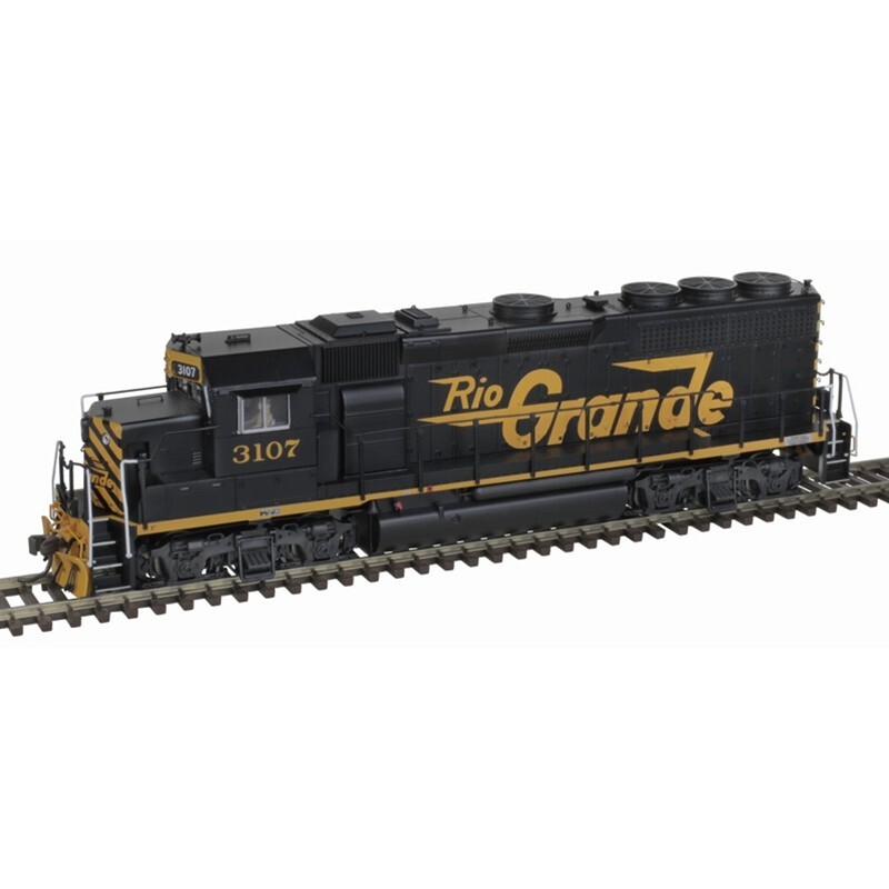 Atlas Silver 10004233 GP40-2 Rio Grande Diesel Locomotive #3118, HO ...