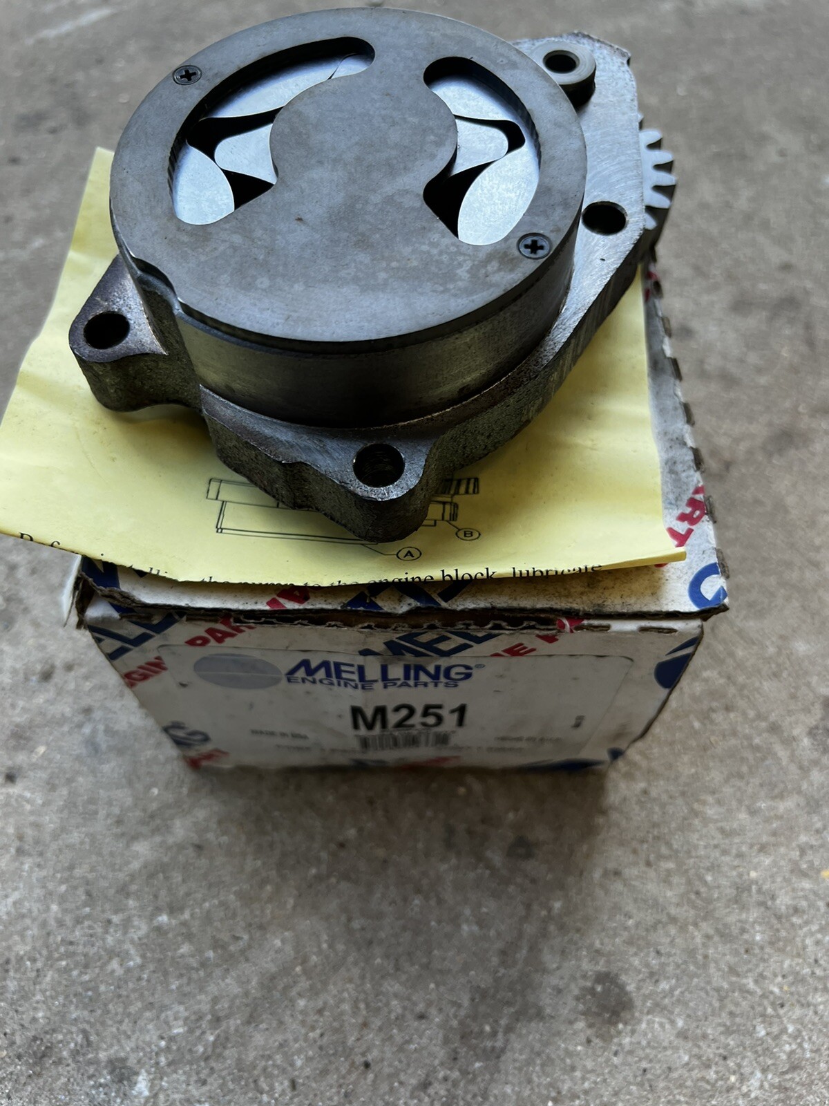 Melling M251 Oil Pump for Dodge Ram 2500-3500 5.9L OHV Cummins Turbo ...