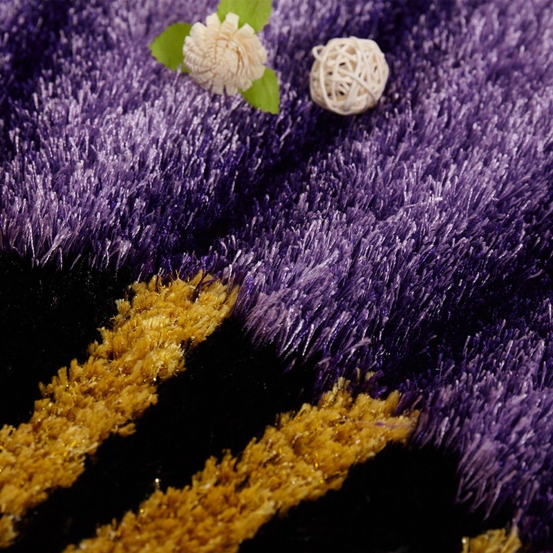 Shaggy Fluffy Rugs Anti-Skid Area Rugs Dining Room Carpet Home Bedroom ...