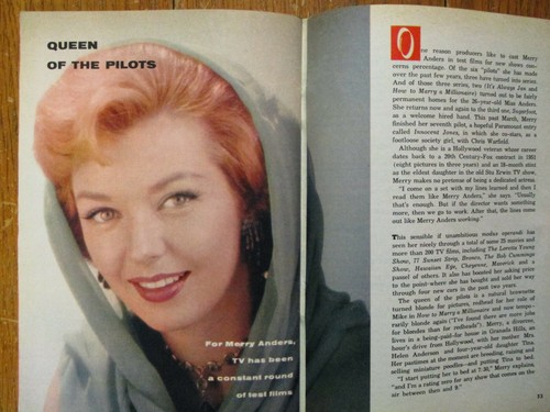 7-9-1960 TV Guide(MARY ANDERS/LOLA ALBRIGHT//PEGGY CONNOLLY/SEN. JOHN F ...