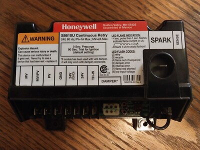 New Honeywell S8610U 3009 S8610U3009 Furnace Ignition Control Board ...