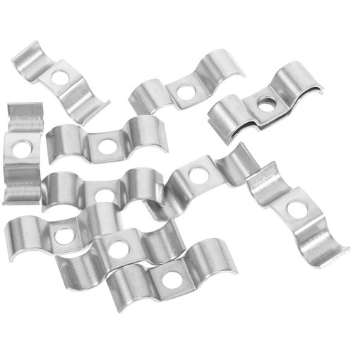 12 Pcs Stainless Steel Pipe Clamp Clamps for Tubular Frames Tube Set ...