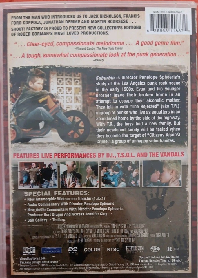 Suburbia (DVD, 1984) | eBay