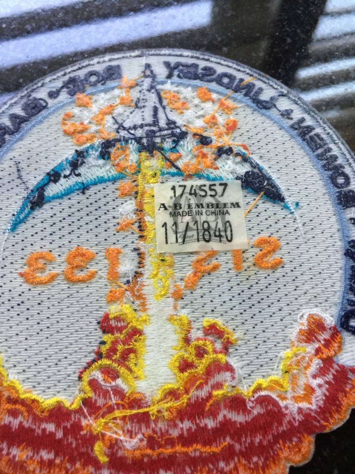 NASA Patch STS-133 Space Shuttle Launch Final Discovery Flight Lindsey ...