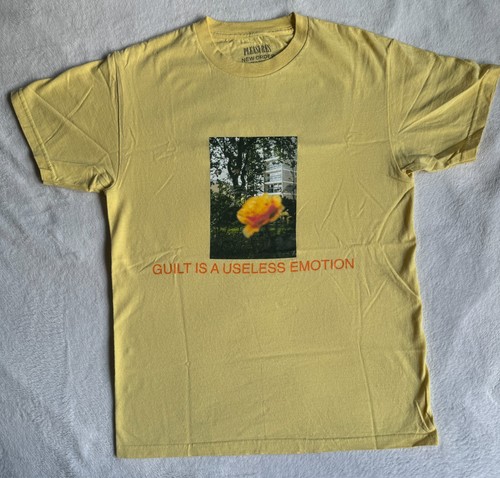 PLEASURES x NEW ORDER GUILT SIZE YELLOW MEDIUM *RARE* | eBay