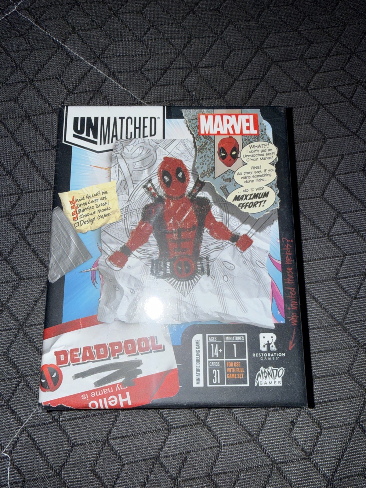 Marvel Deadpool Unmatched Mondo Games Restoration Edition Out of Print ...