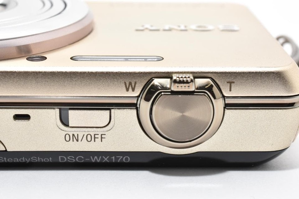 Sony Cyber-shot DSC-WX170 Gold Compact Camera Used Very Good Condition ...